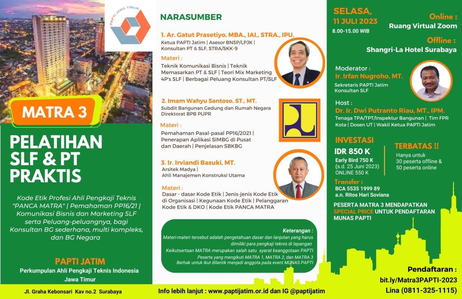 Pendaftaran Matra III – Official Website Papti Nasional